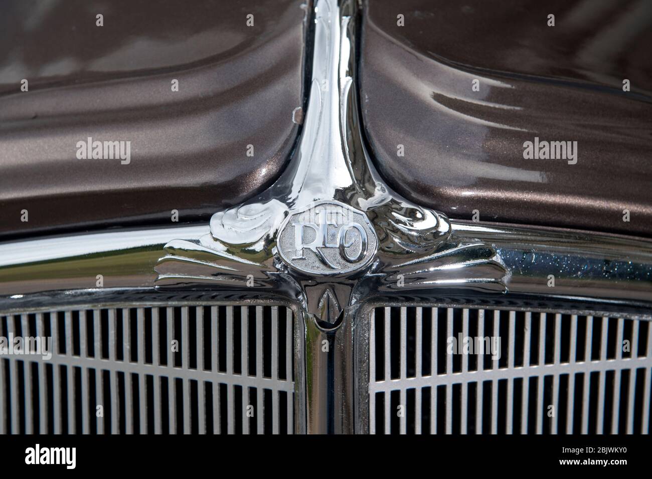1935 REO Flying Cloud Coupe classic American car Stock Photo - Alamy