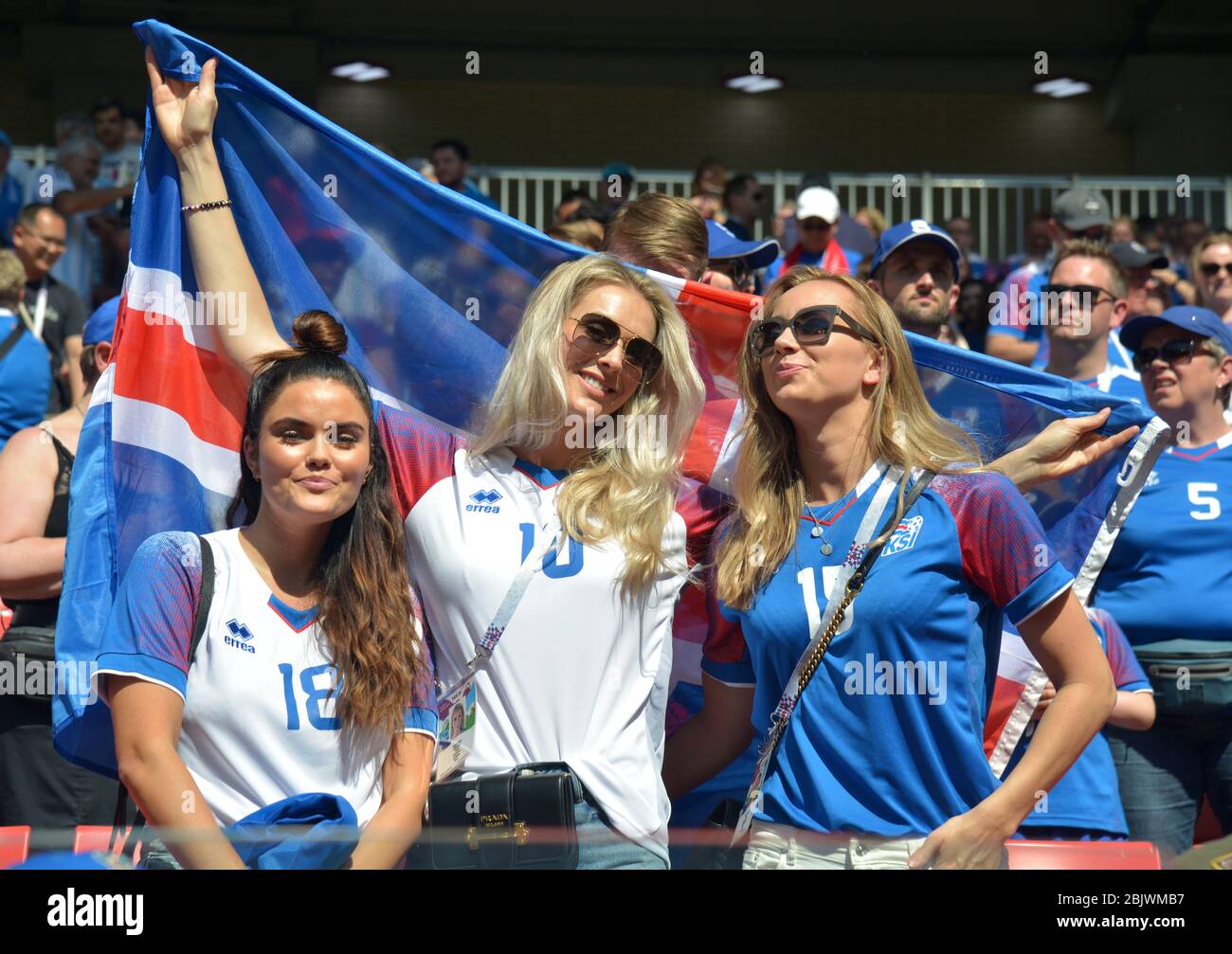 moscow soccer match between the teams of Argentina and Iceland during ...