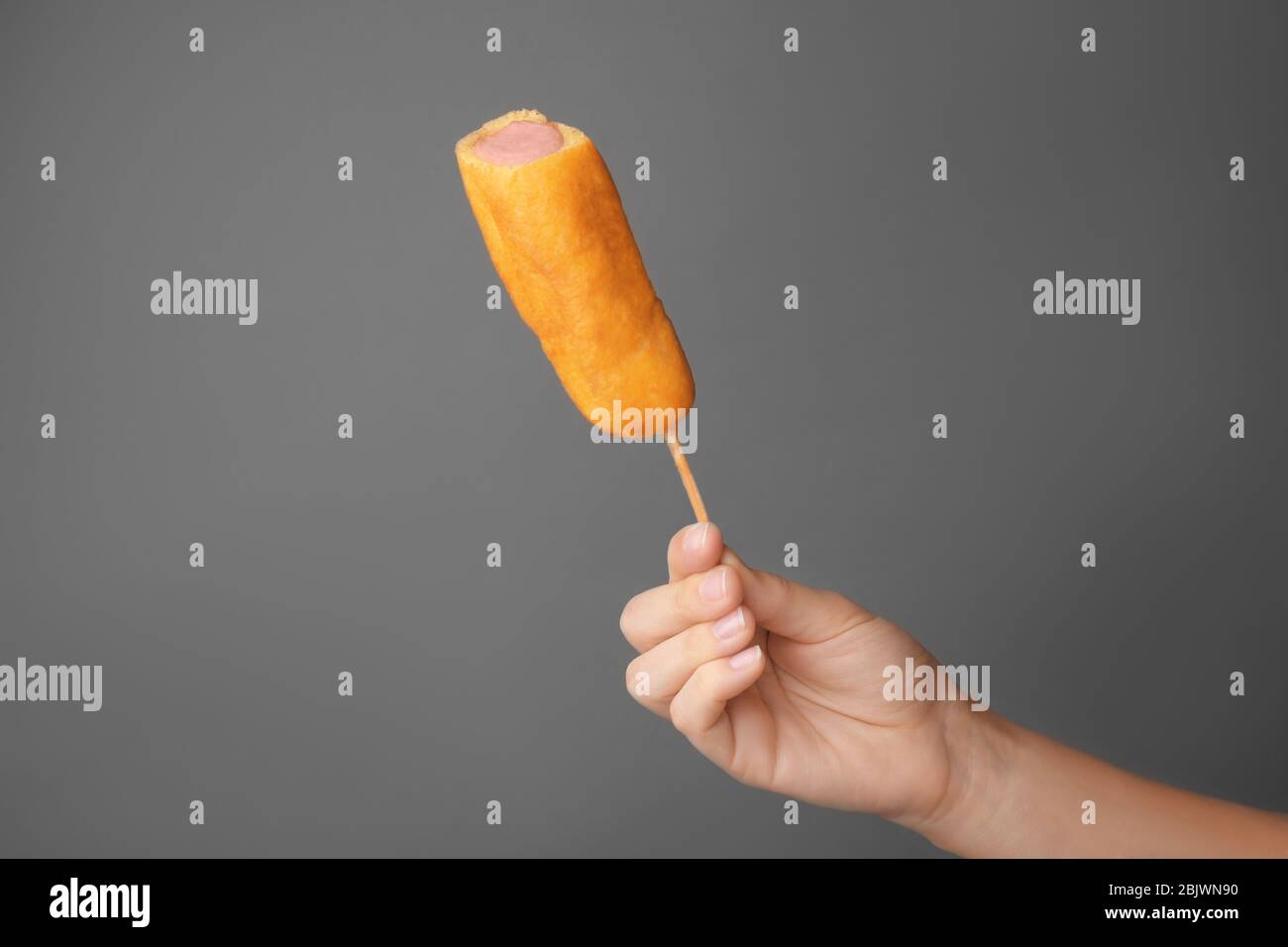 Woman corn dog hi-res stock photography and images - Alamy