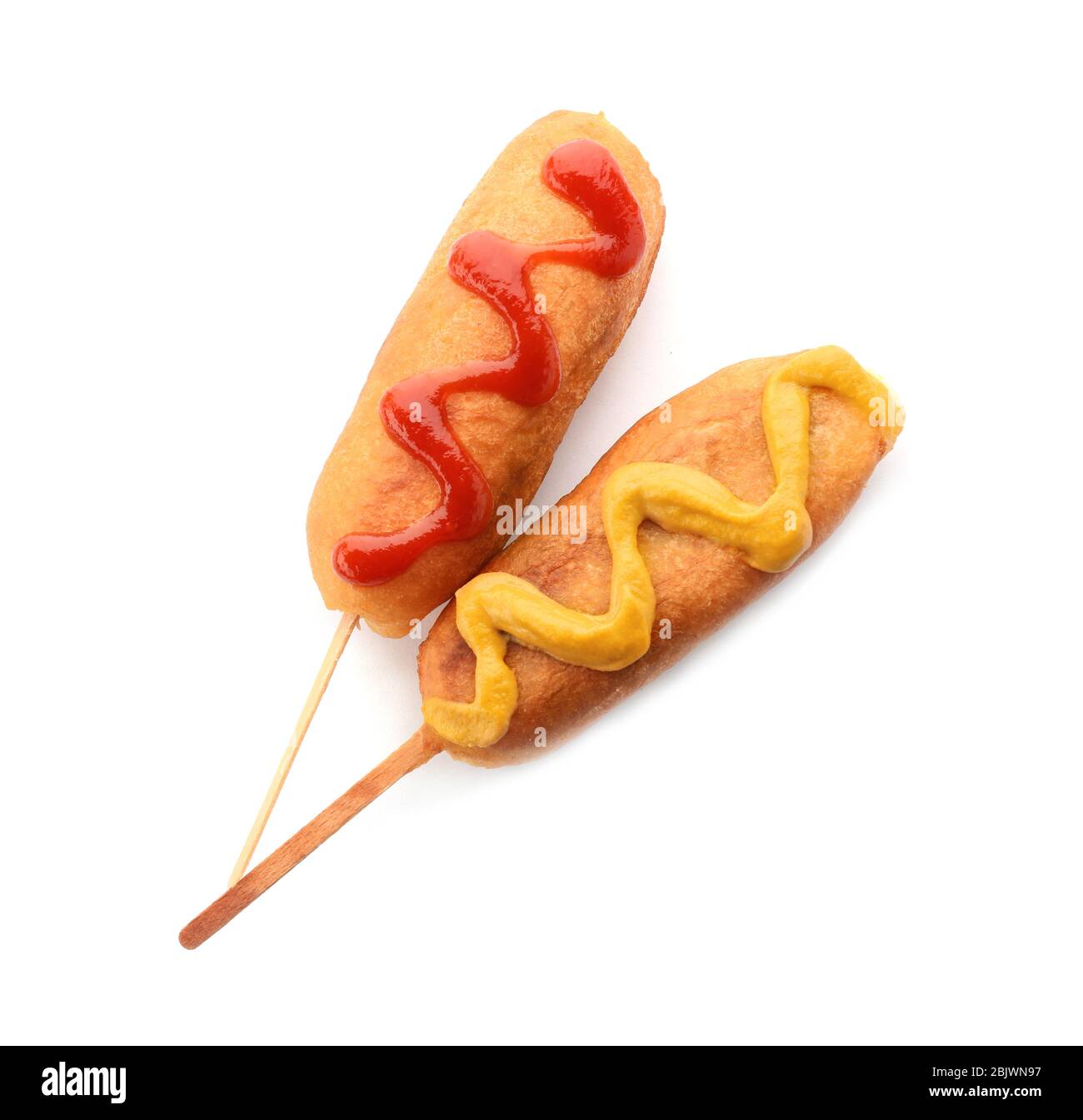 Corndog With Ketchup