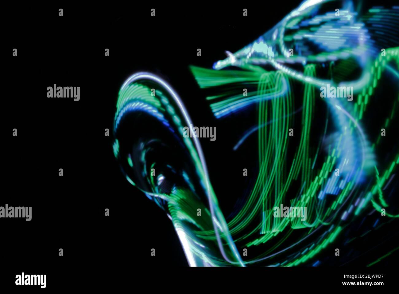 Bright color light on black background Stock Photo - Alamy