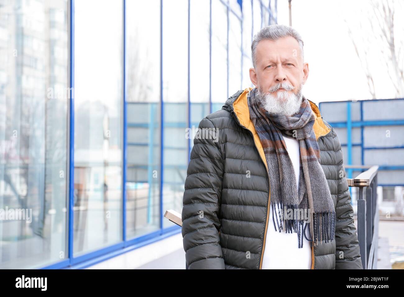 Portrait of confident mature man outdoors Stock Photo - Alamy