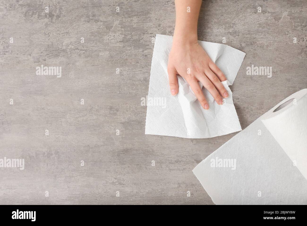 Wiping table hi-res stock photography and images - Alamy