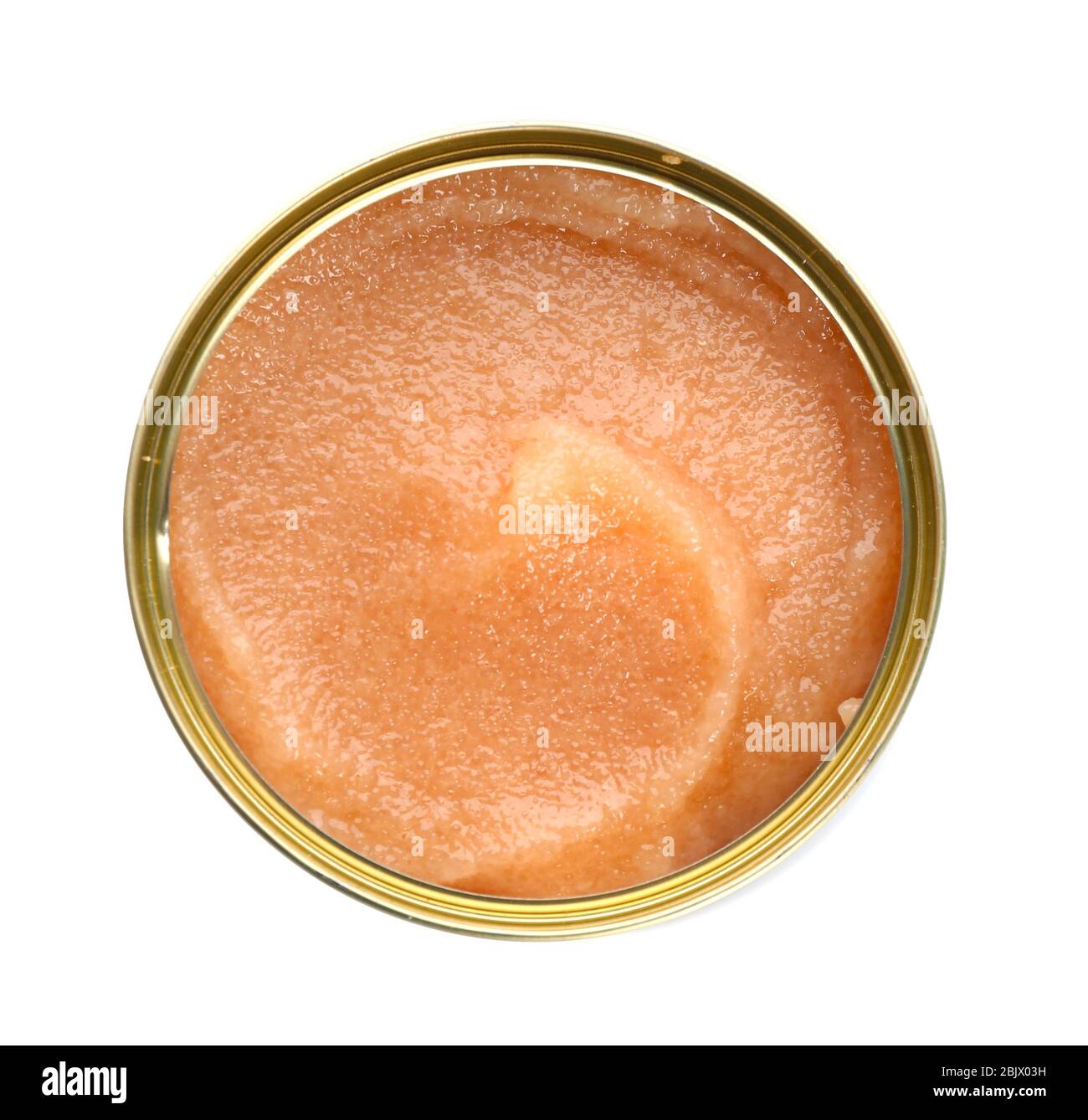 Delicious cod caviar in tin can on white background Stock Photo - Alamy