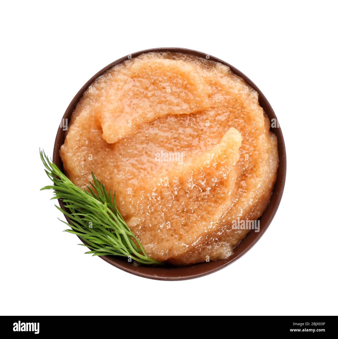 Bowl with delicious cod caviar on white background Stock Photo - Alamy