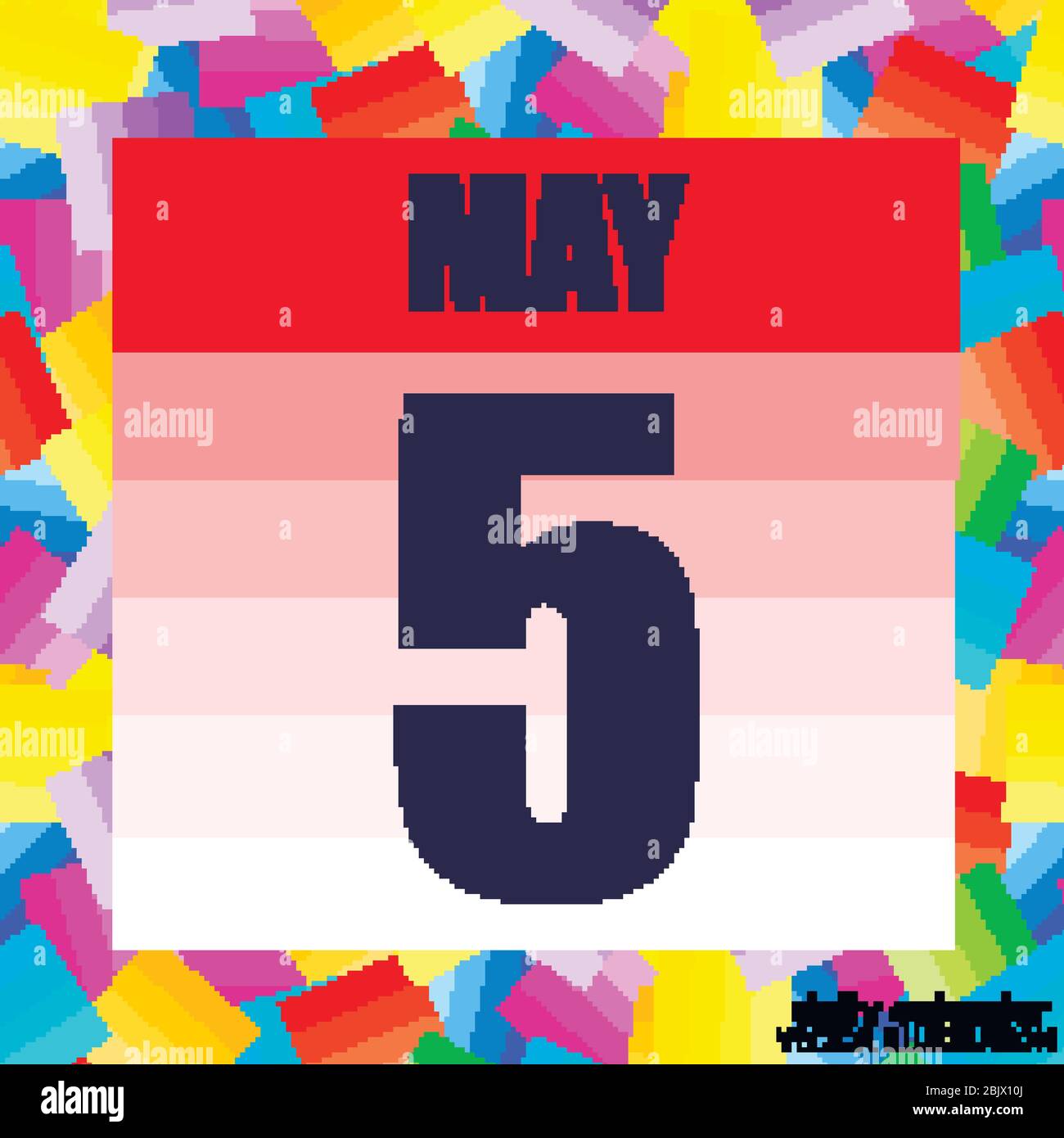 May 5 icon. For planning important day. Banner for holidays and special ...