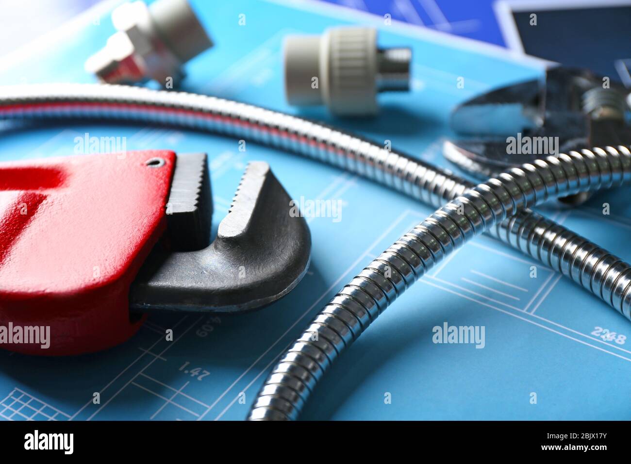 Plumbers instruments hi-res stock photography and images - Alamy