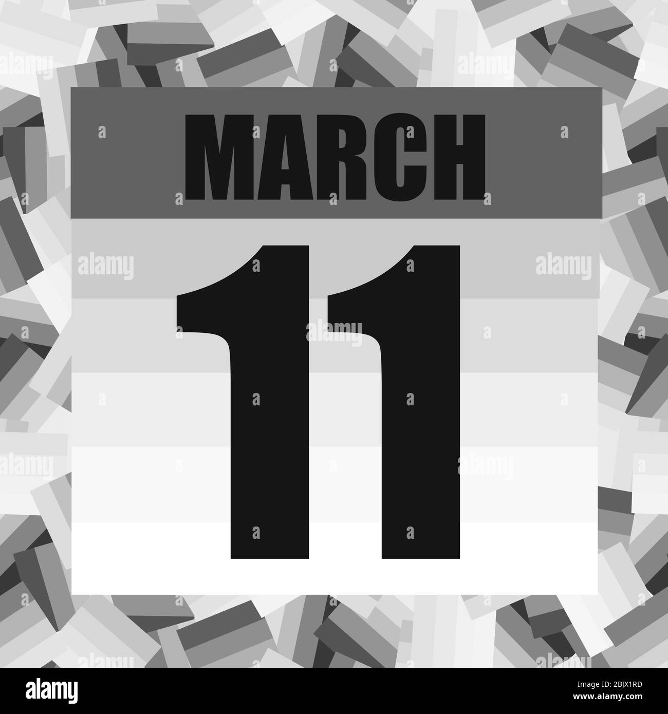 March 11 icon. For planning important day. Banner for holidays and ...