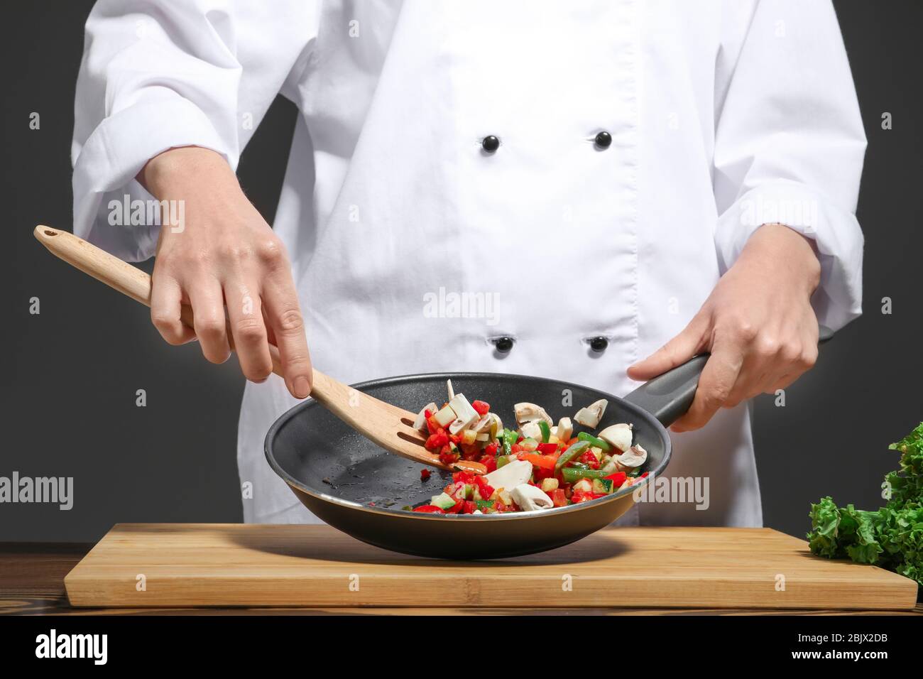Female chef in uniform hi-res stock photography and images - Alamy