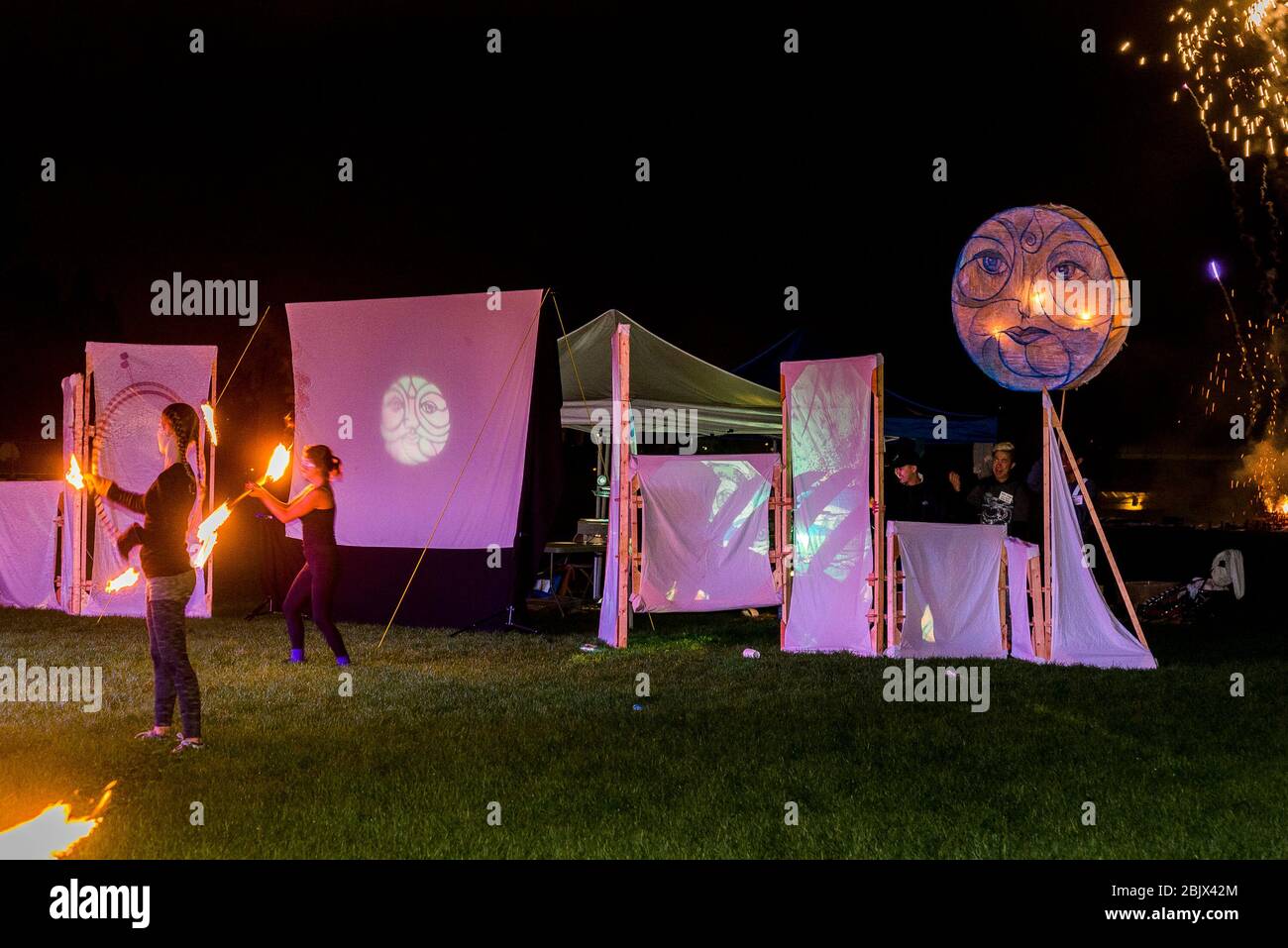 Renfrew ravine moon festival hi-res stock photography and images - Alamy