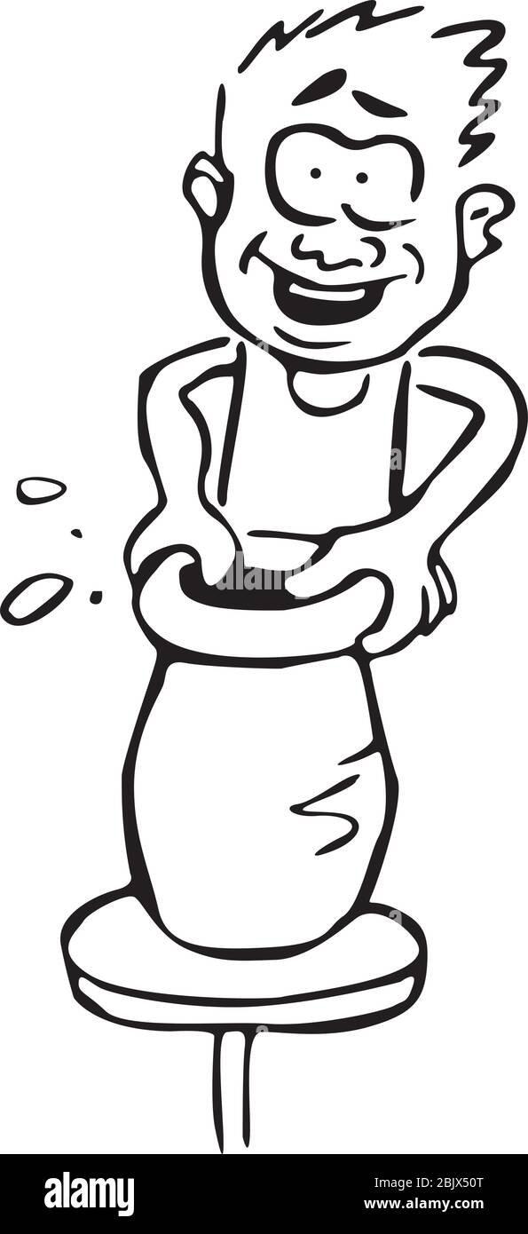 smiling guy making a pot Stock Vector Image & Art - Alamy