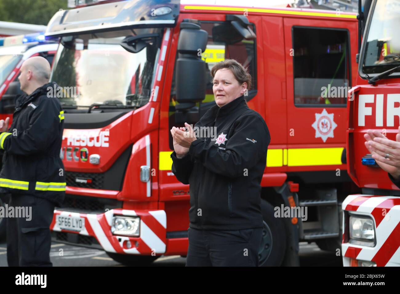 Devon fire fighters hi-res stock photography and images - Alamy