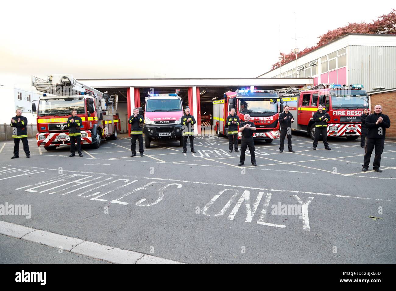 Devon fire fighters hi-res stock photography and images - Alamy
