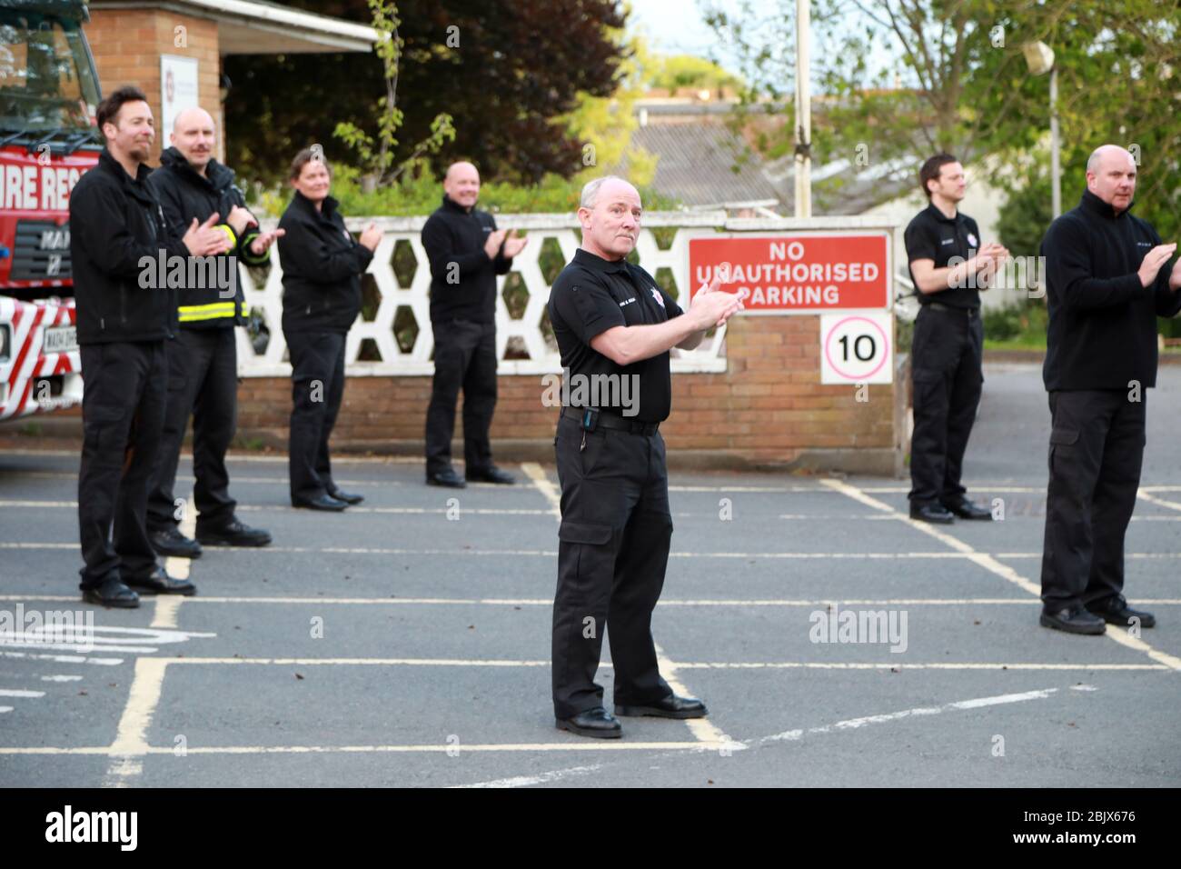 Devon fire fighters hi-res stock photography and images - Alamy
