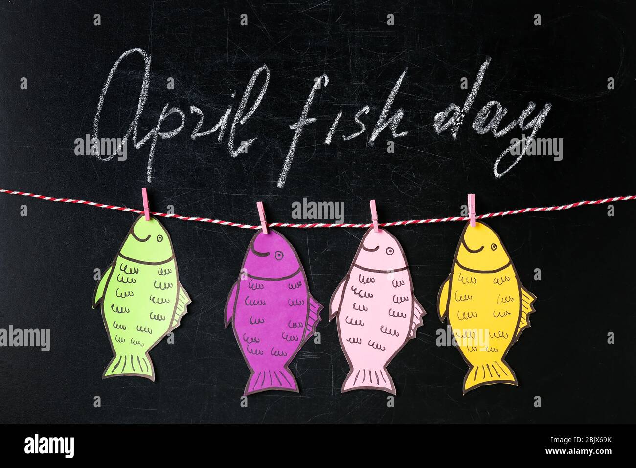 Chalkboard drawing fish hi-res stock photography and images - Alamy