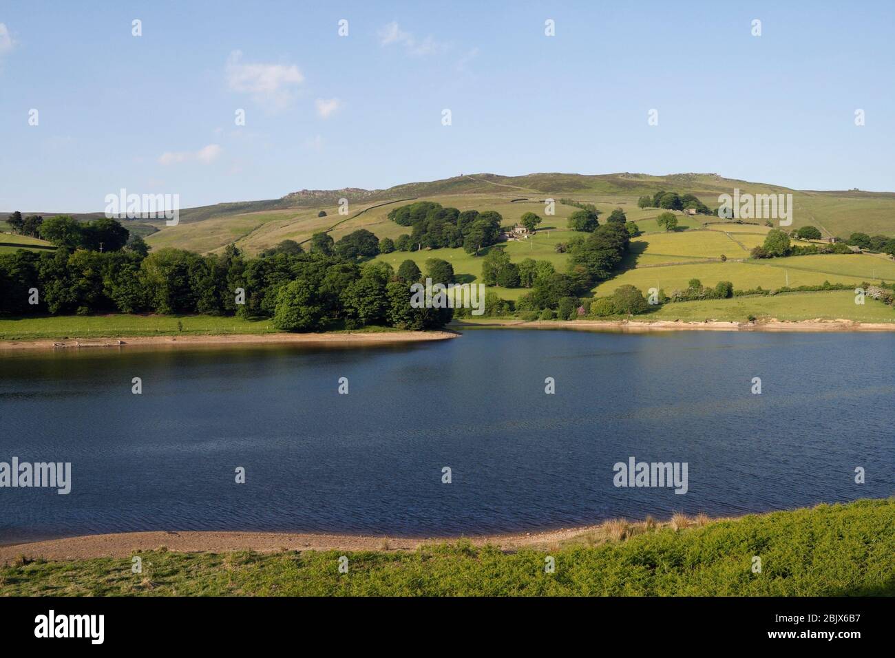 Ladybower reservoir, Derbyshire Peak district, National park, England ...