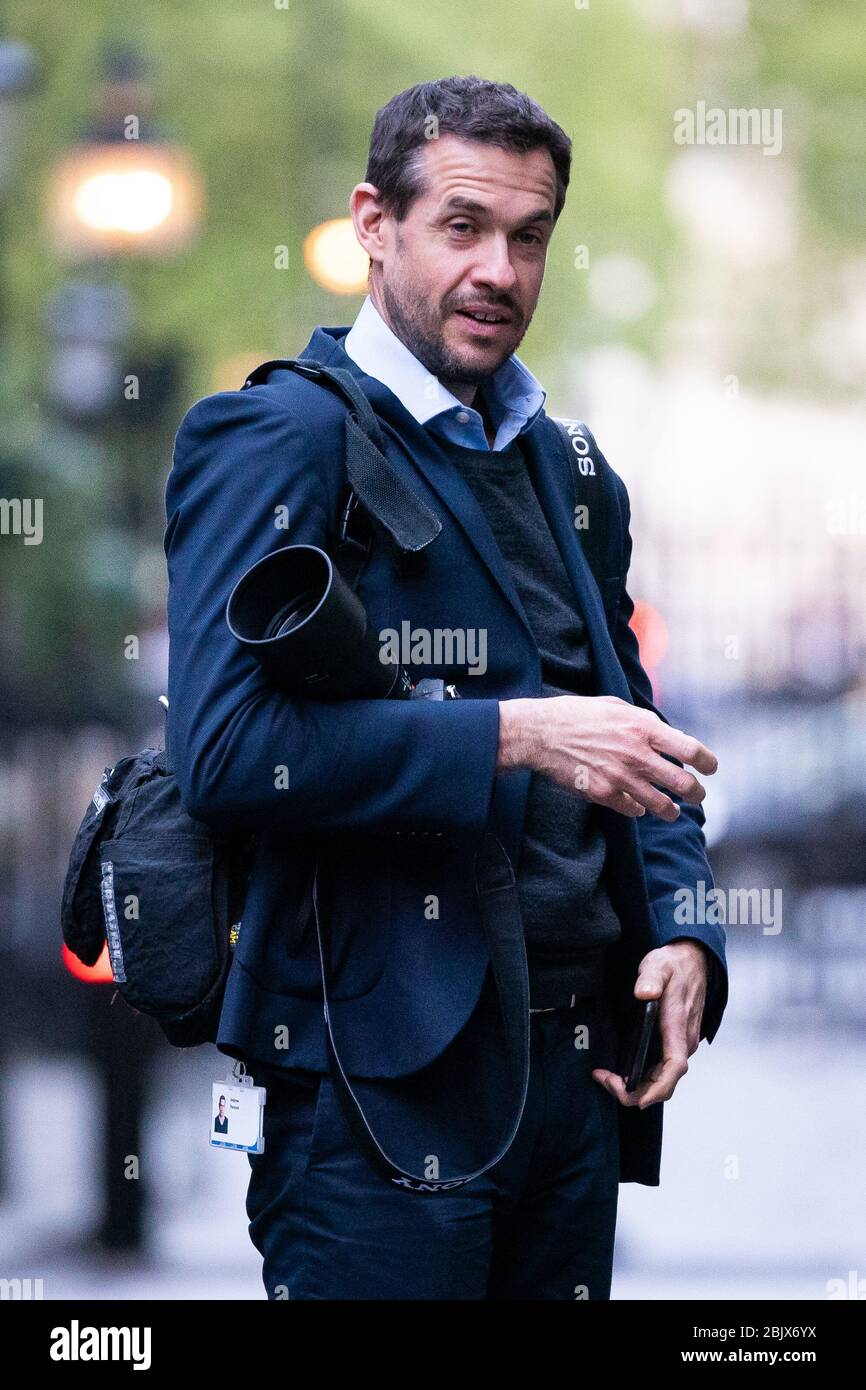 Downing Street Photographer Andrew Parsons in Downing Street, London ...