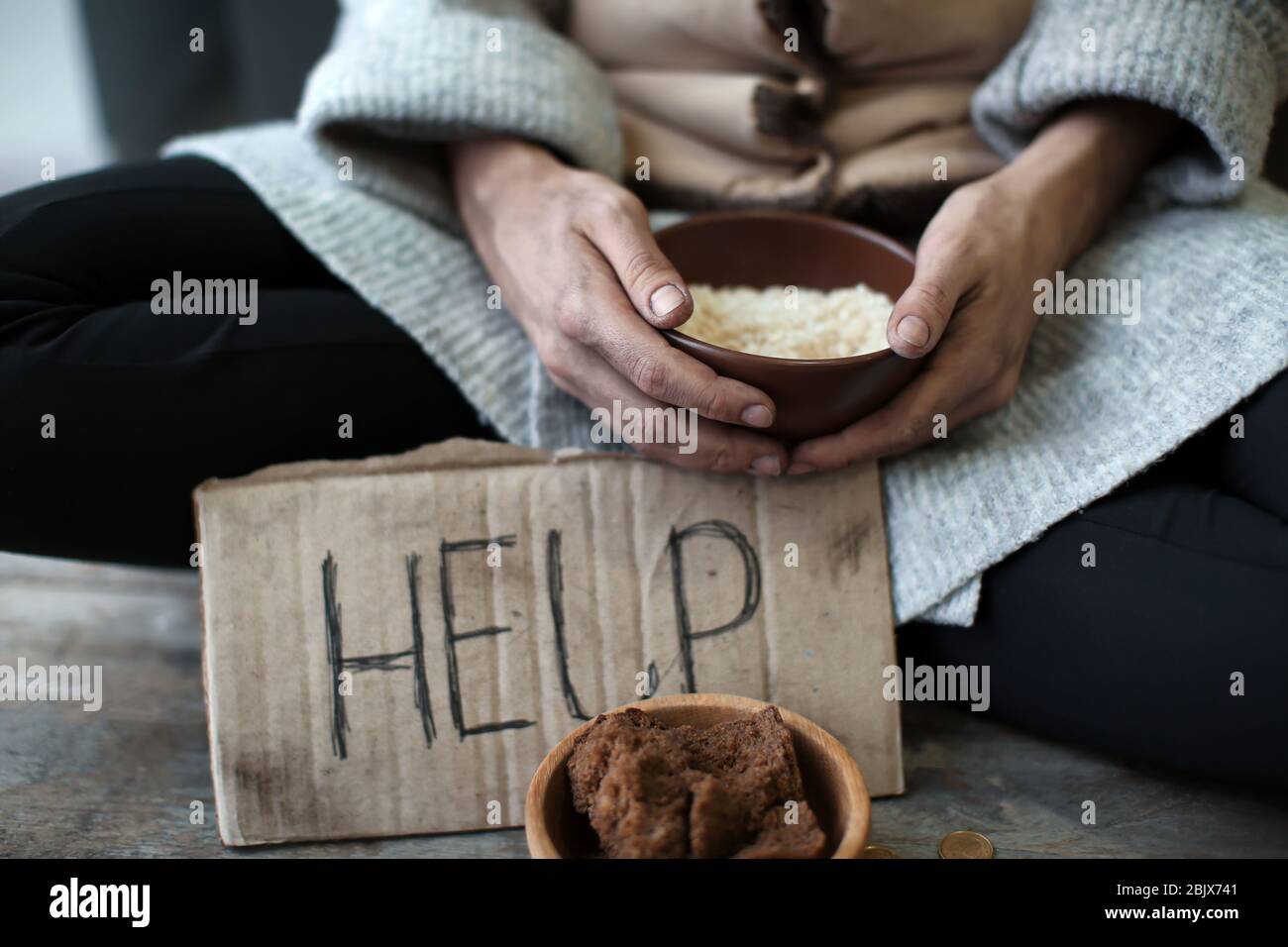 Holding bowl of rice hi-res stock photography and images - Alamy
