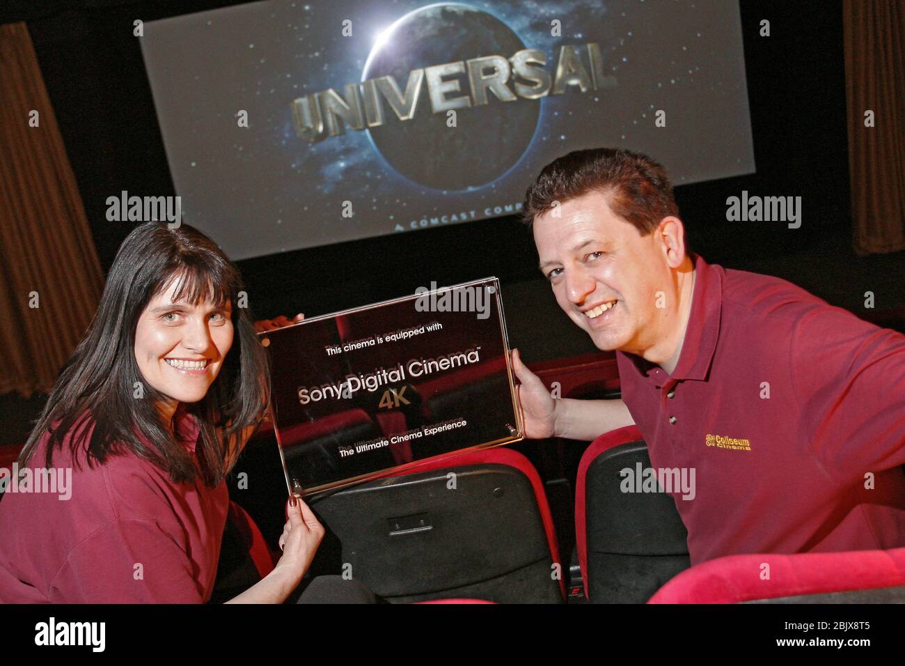 Peter Davies and wife Irene owners of the 90 year old coliseum cinema ...