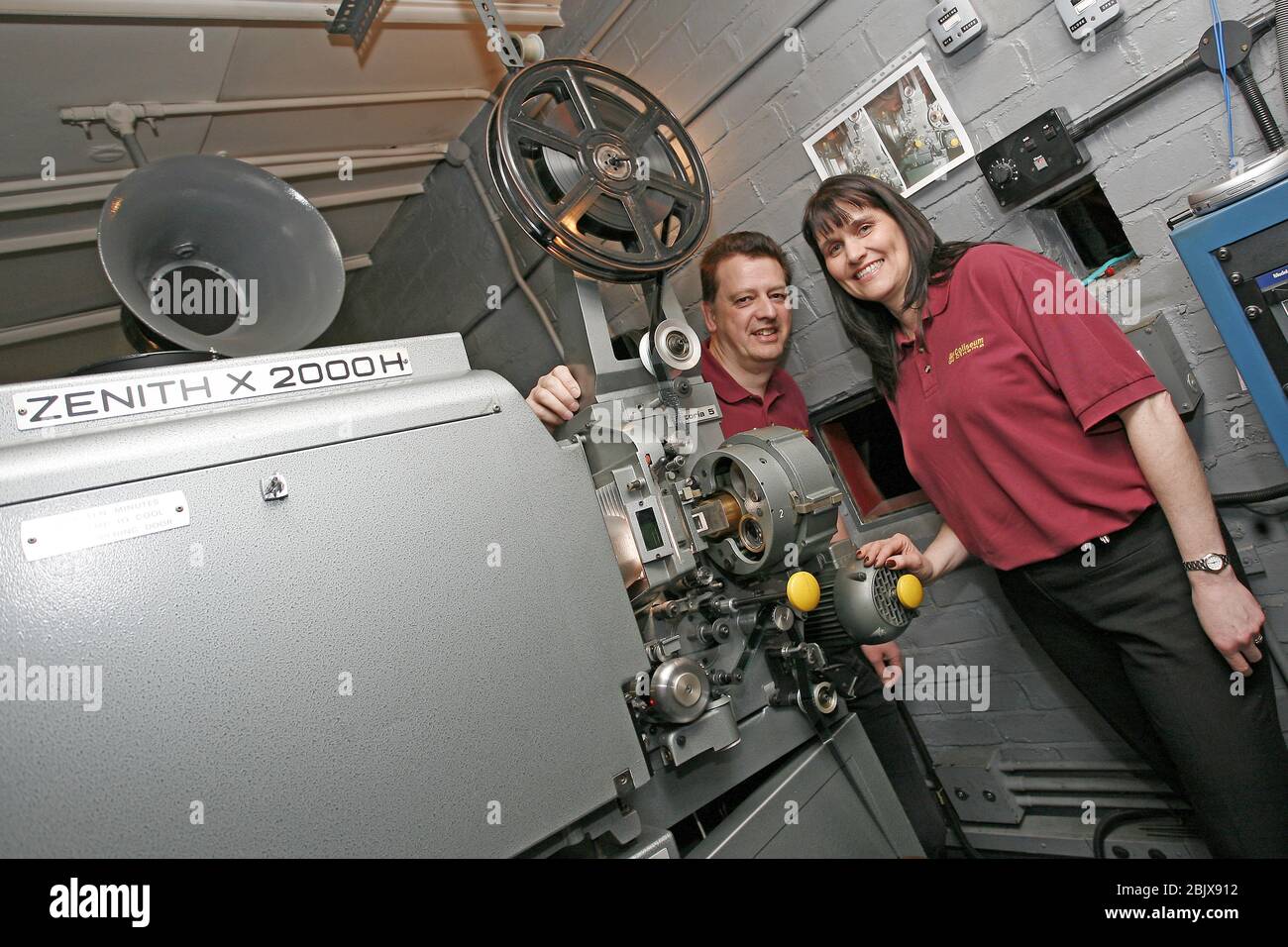 Peter Davies and wife Irene owners of the 90 year old coliseum cinema ...