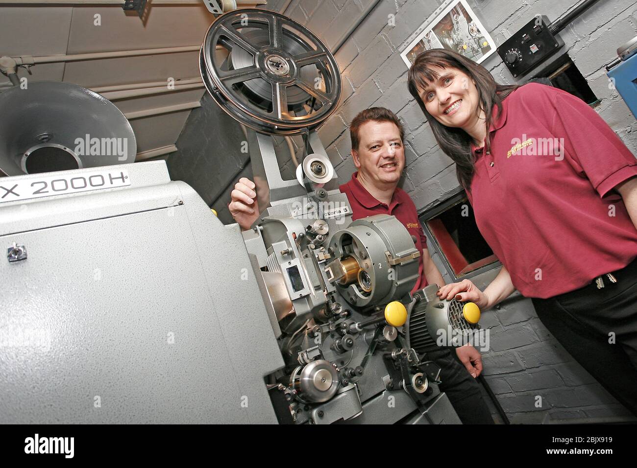Peter Davies and wife Irene owners of the 90 year old coliseum cinema ...