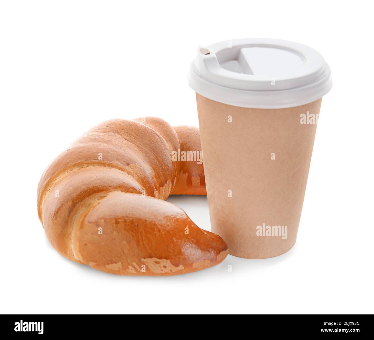 Sweet croissant paper cup Cut Out Stock Images & Pictures - Alamy