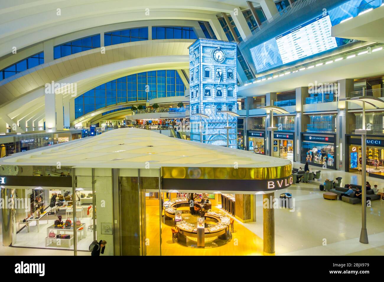 Lax airport inside hi-res stock photography and images - Alamy