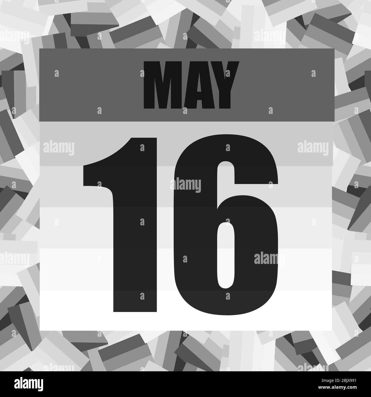 May 16 icon. For planning important day. Banner for holidays and ...
