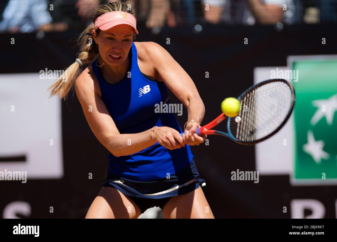 Danielle Collins of the United States in action during her second-round ...