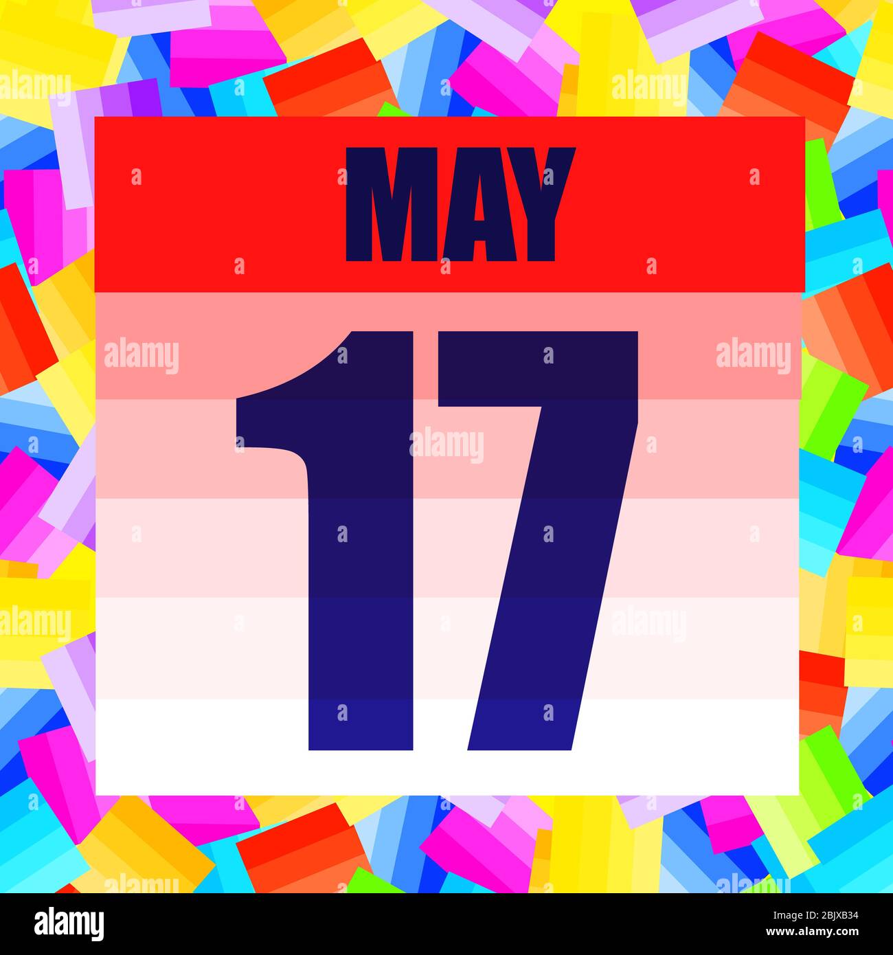 May 17 icon. For planning important day. Banner for holidays and ...