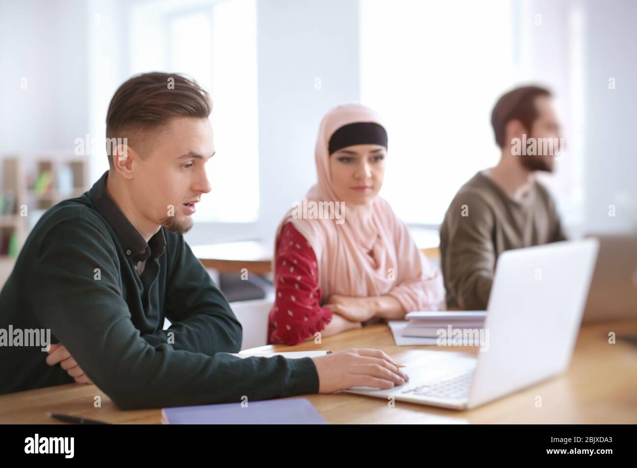 Modern muslim university student hi-res stock photography and images ...
