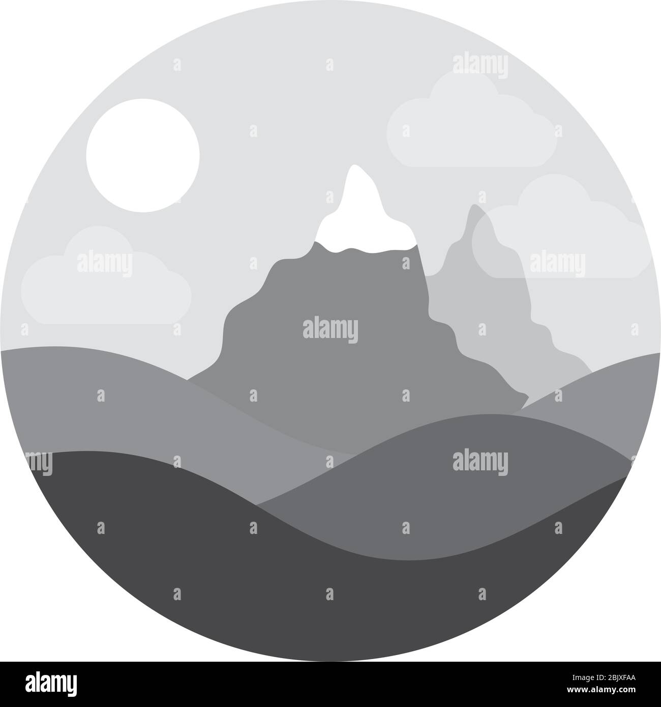 Untouched snow cover Stock Vector Images - Alamy