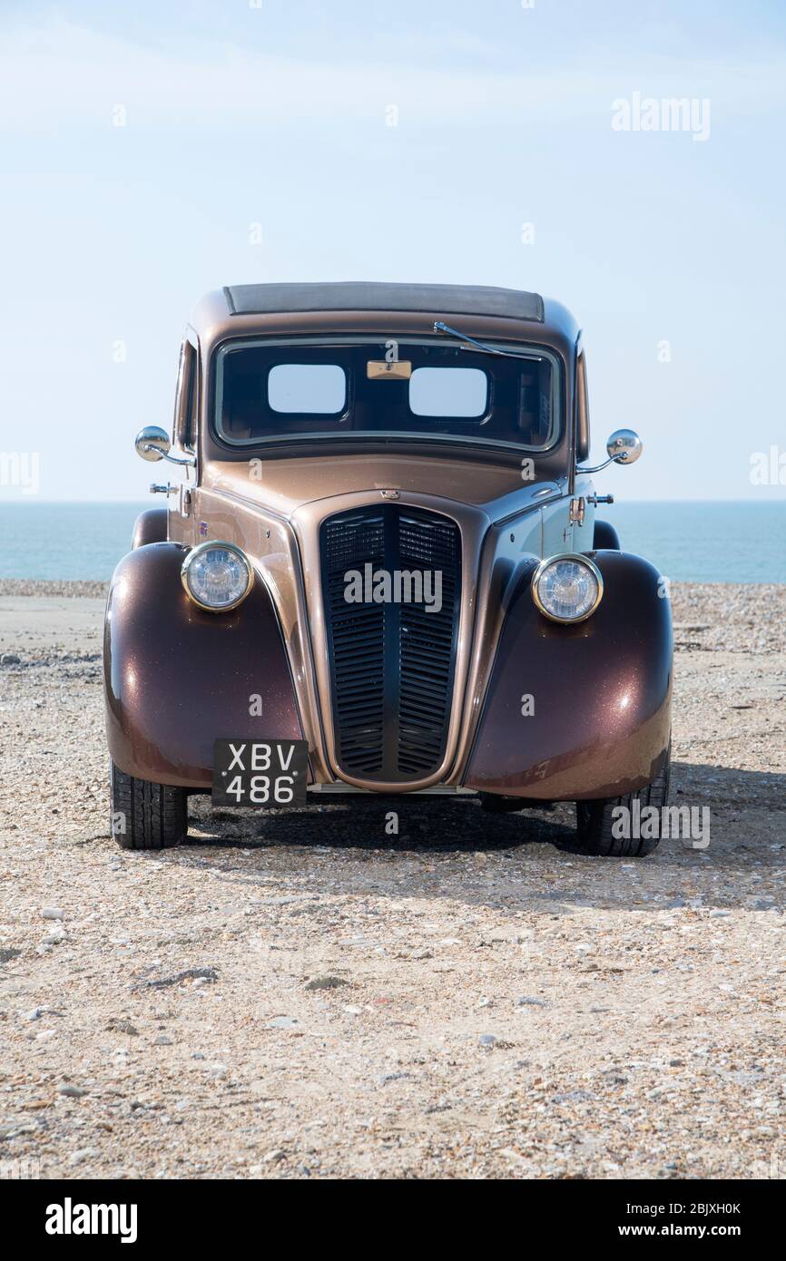 Morris Z van classic British van based hot rod Stock Photo - Alamy