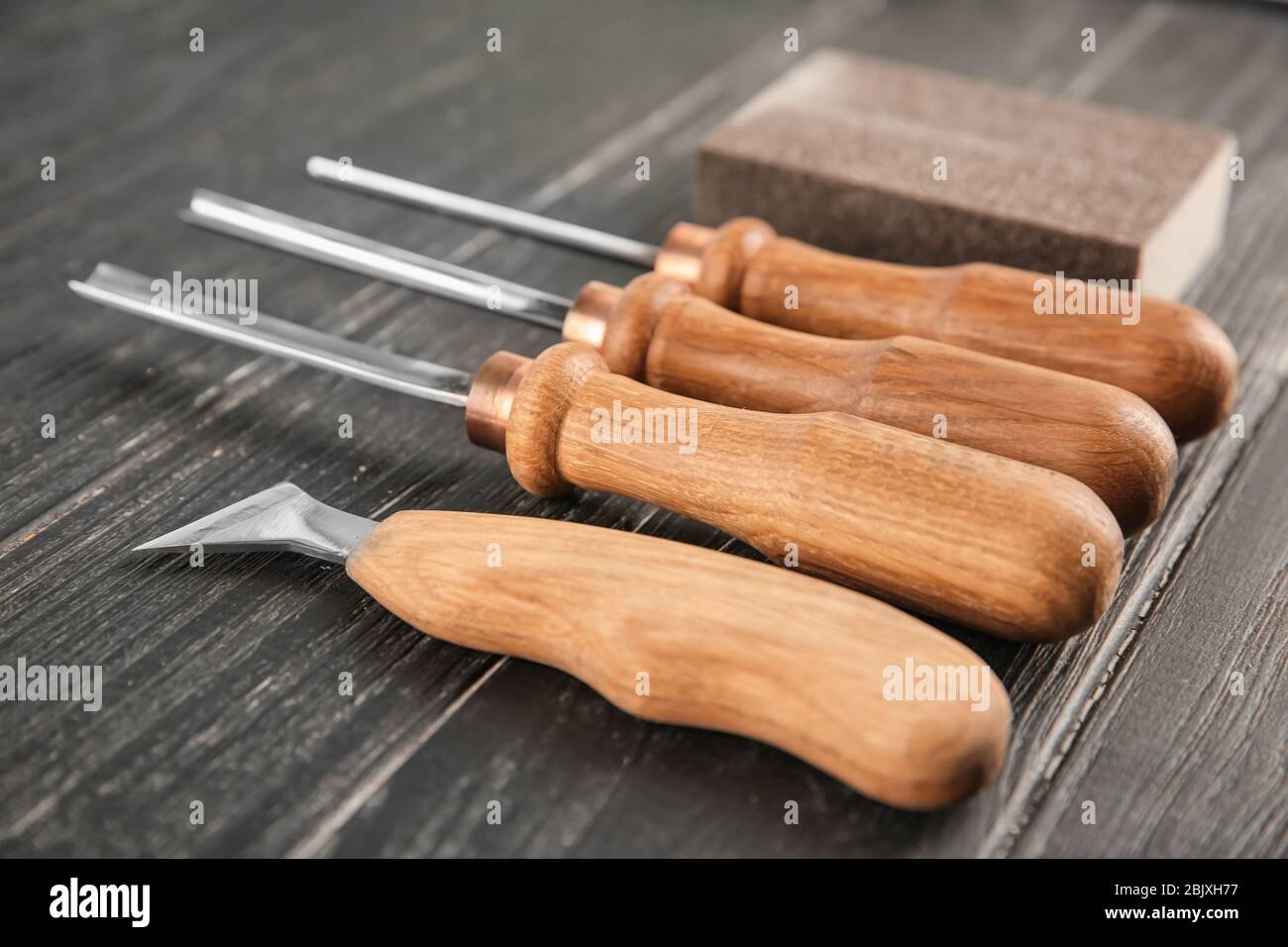 Set different carpenters tools hi-res stock photography and images - Alamy