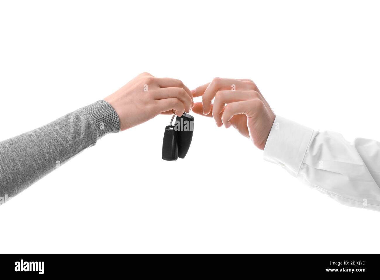 Woman sell car Cut Out Stock Images & Pictures - Alamy