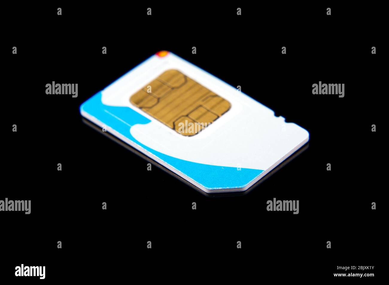 Micro GSM telecommunications identity SIM card for cell phones Stock ...