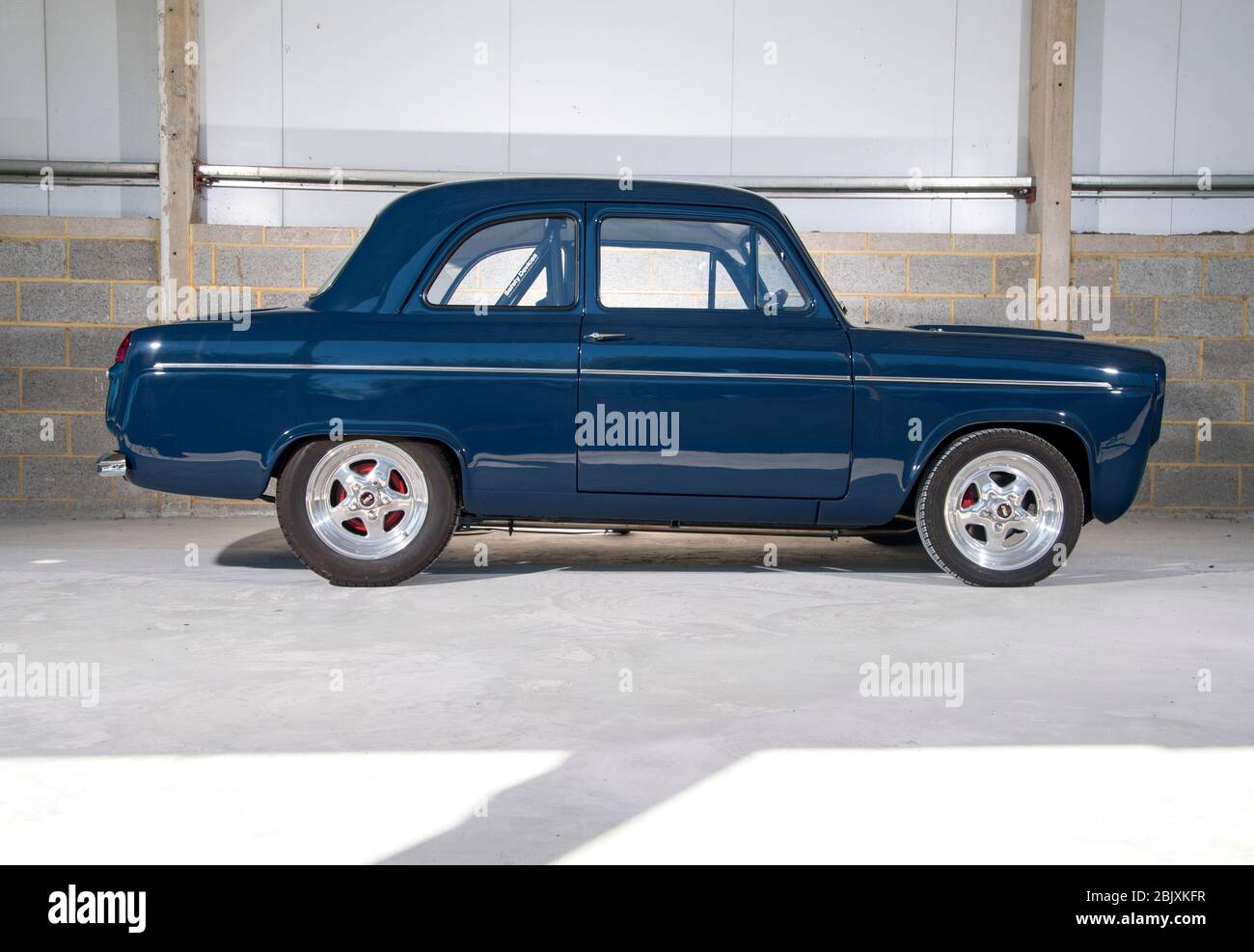 Modified Ford 100e (1953-59) V8 powered hot rod Stock Photo - Alamy