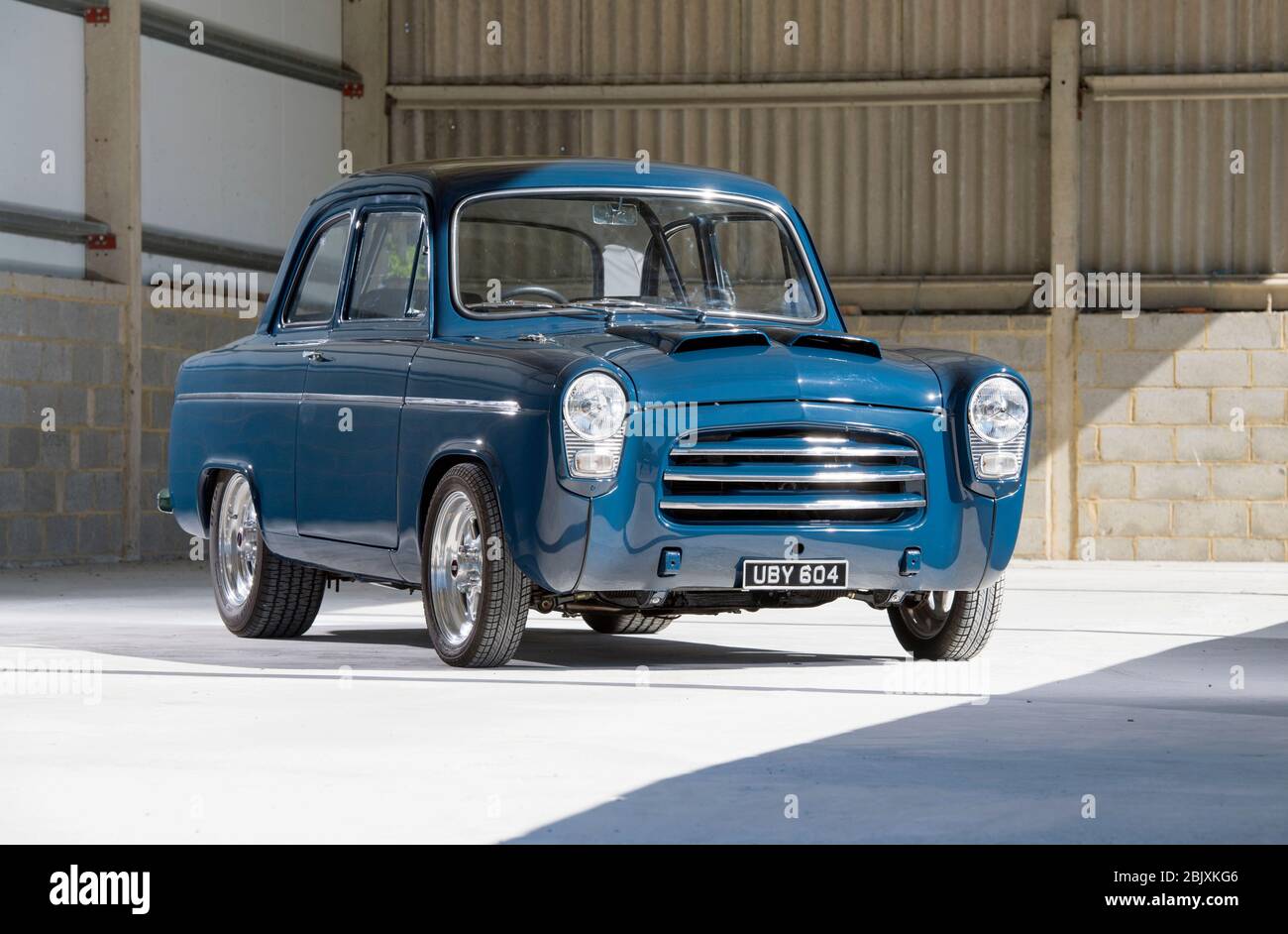 Modified Ford 100e (1953-59) V8 powered hot rod Stock Photo - Alamy