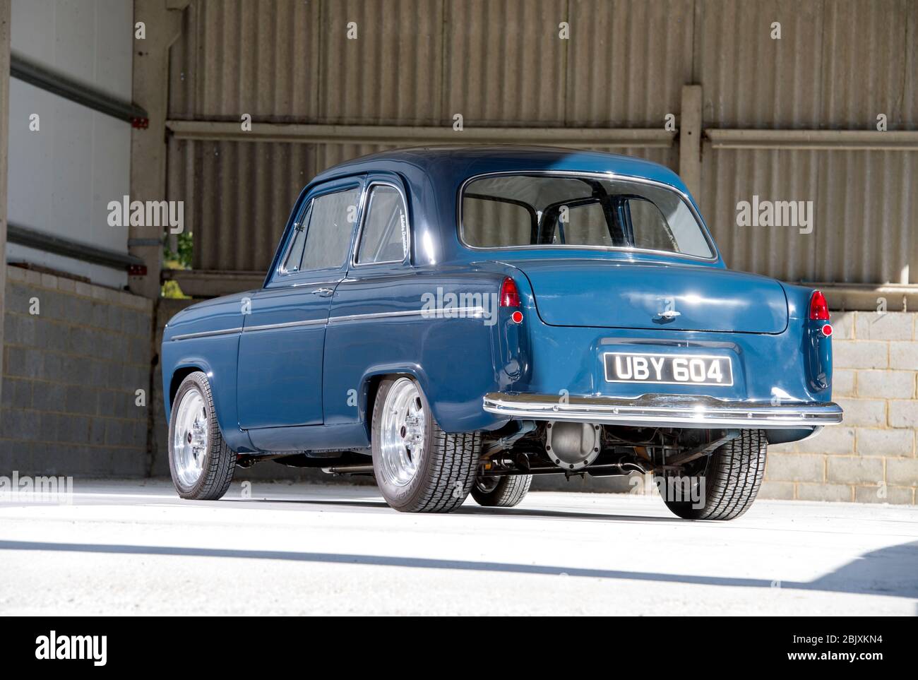 Modified Ford 100e (1953-59) V8 powered hot rod Stock Photo - Alamy