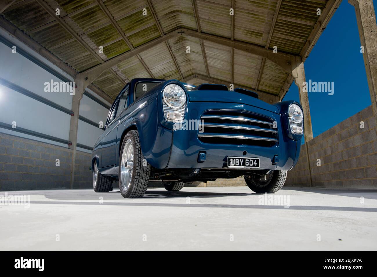 Modified Ford 100e (1953-59) V8 powered hot rod Stock Photo - Alamy