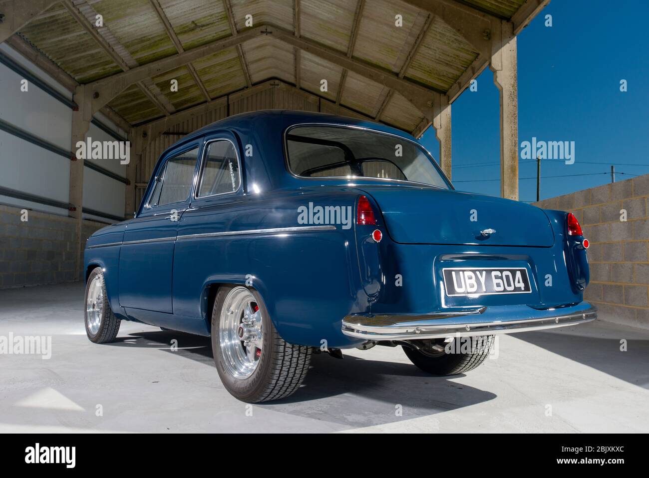 Modified Ford 100e (1953-59) V8 powered hot rod Stock Photo - Alamy
