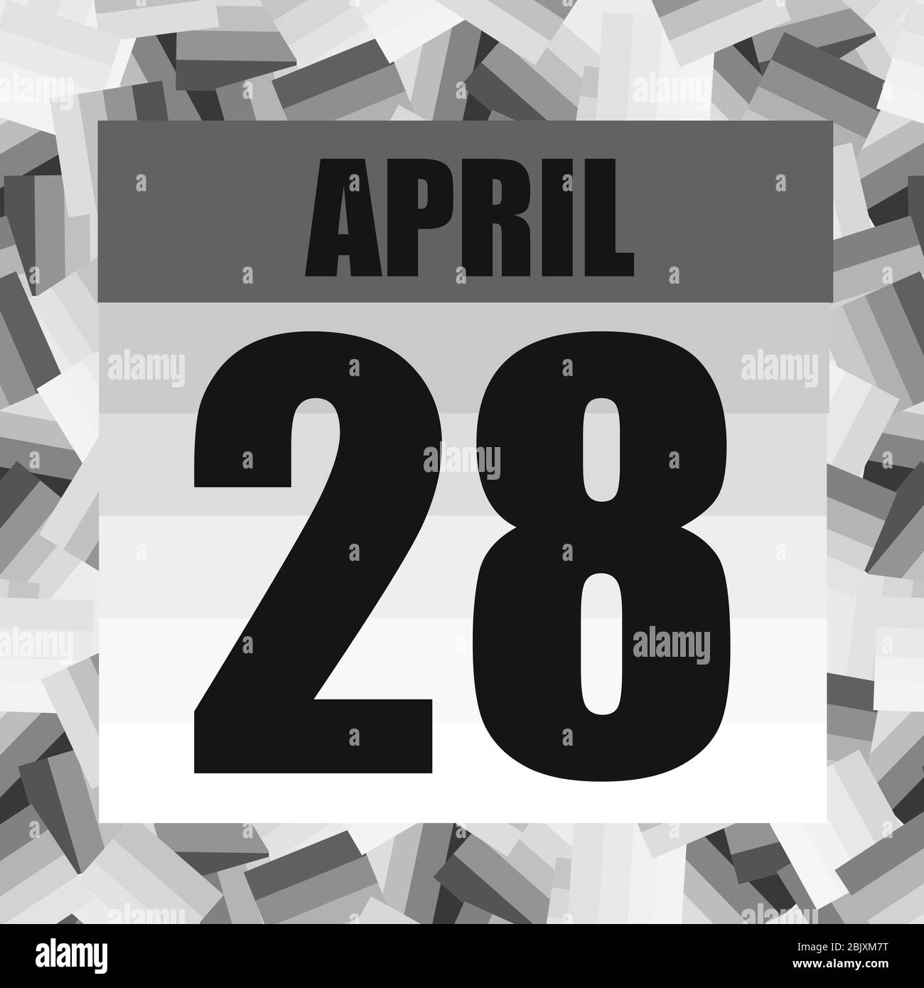 April 28 icon. For planning important day. Banner for holidays and ...