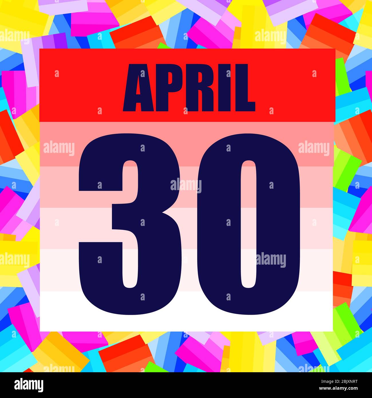 April 30 icon. For planning important day. Banner for holidays and ...