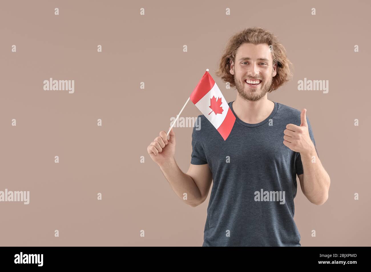 Showing canadian national flag hi-res stock photography and images - Alamy
