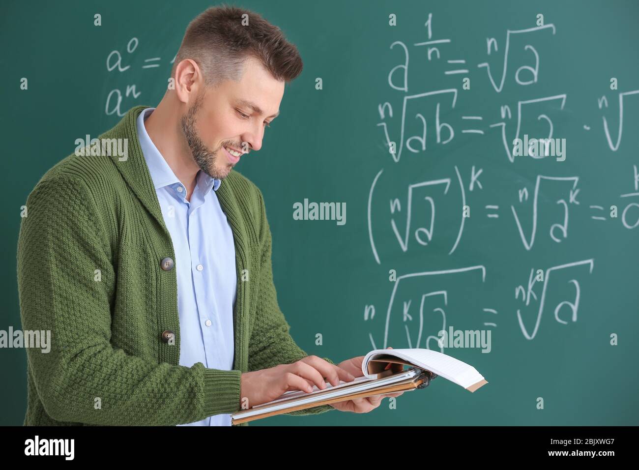 Male university professor math formulas hi-res stock photography and ...