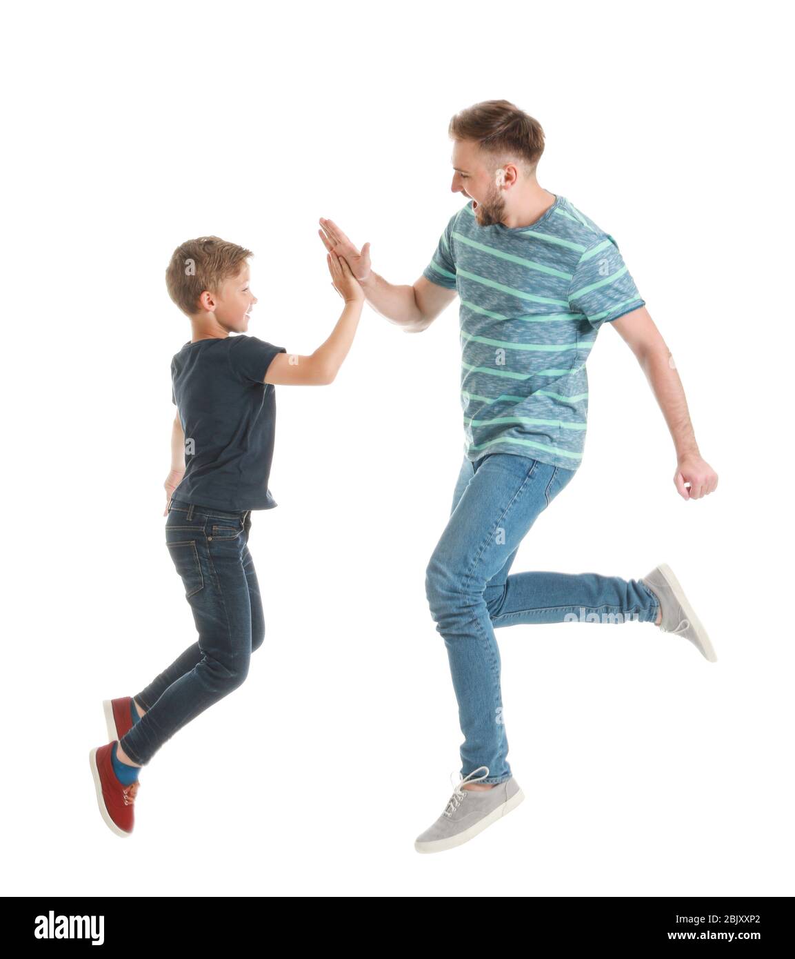 Anchorman Jumping High Five