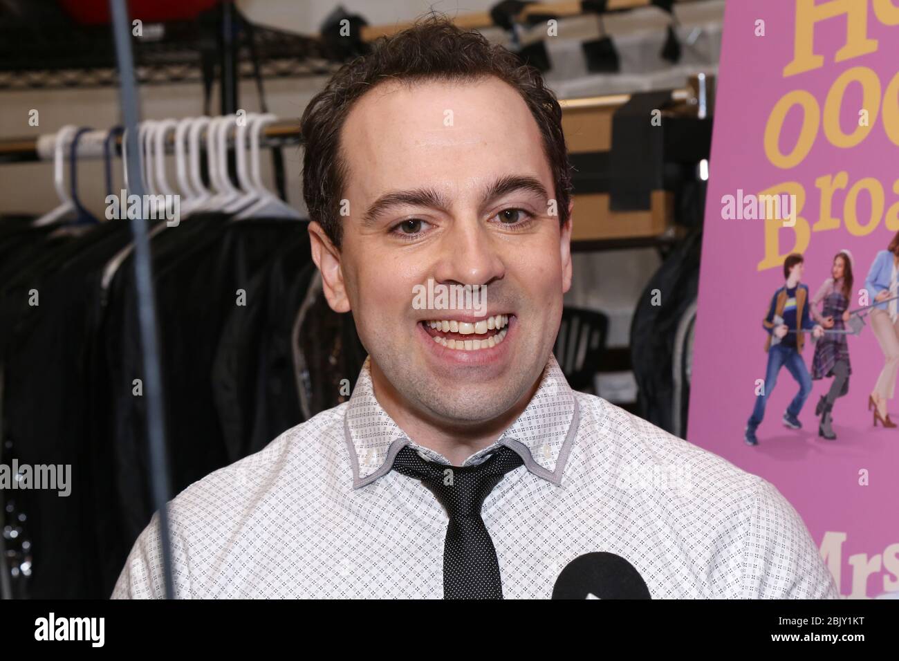 NEW YORK, NY- FEBRUARY 19: Tony Award Nominee Rob McClure and cast ...