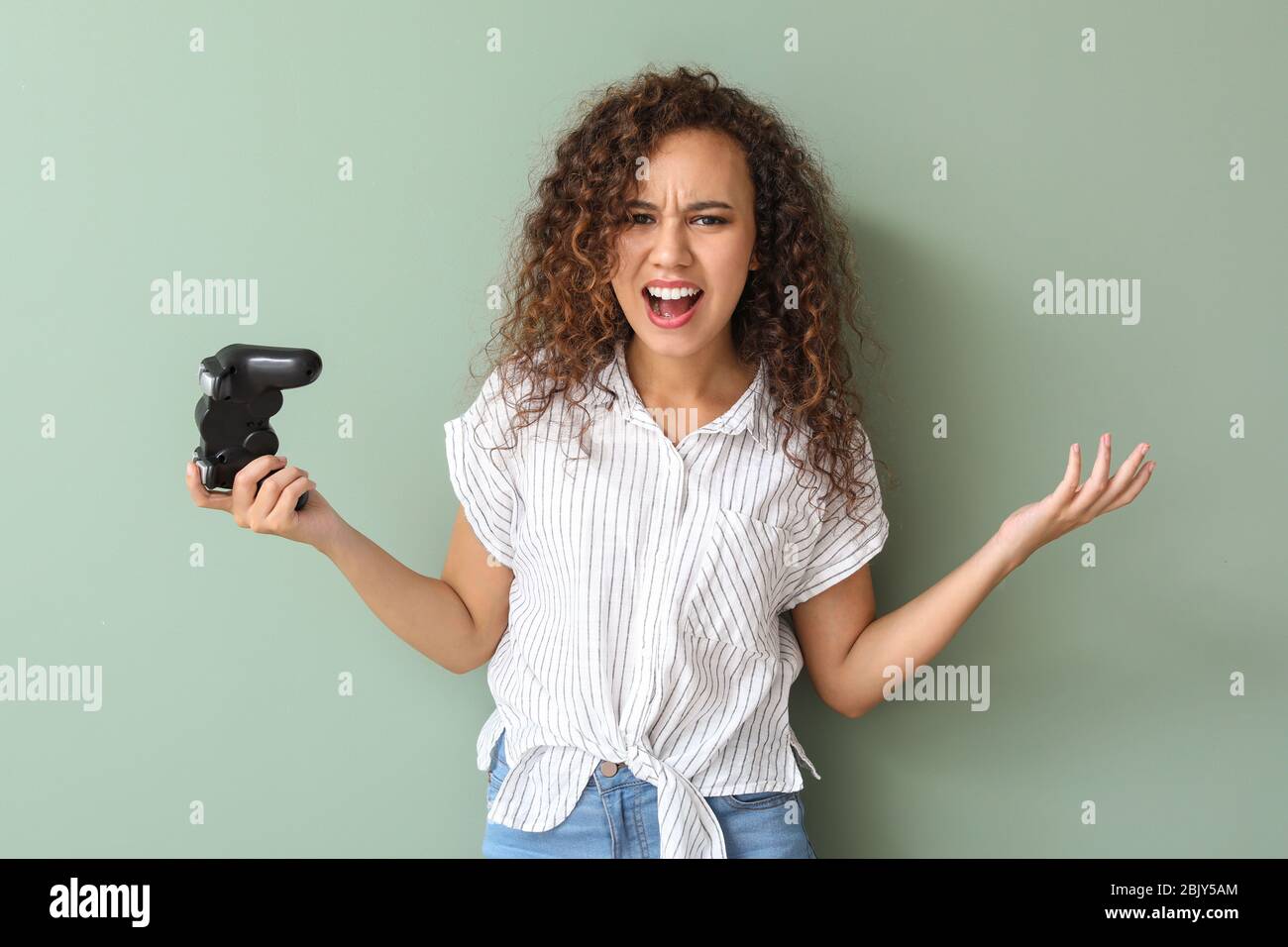 Angry Teen Girl African American High Resolution Stock Photography and ...