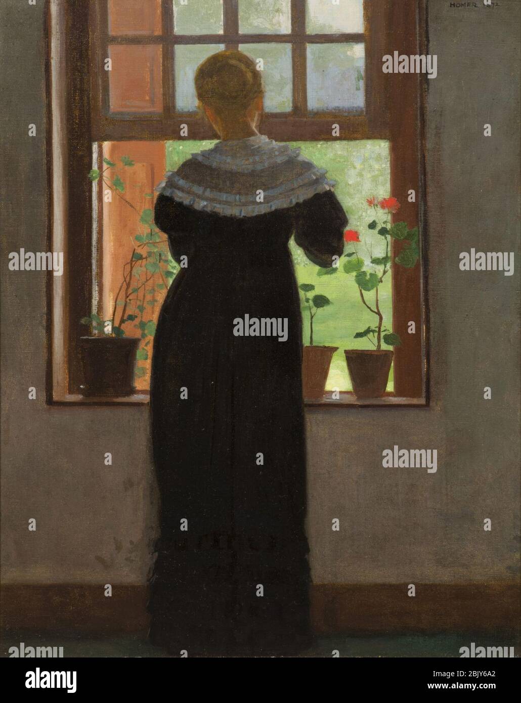 'An Open Window' by Winslow Homer, 1872 Stock Photo - Alamy
