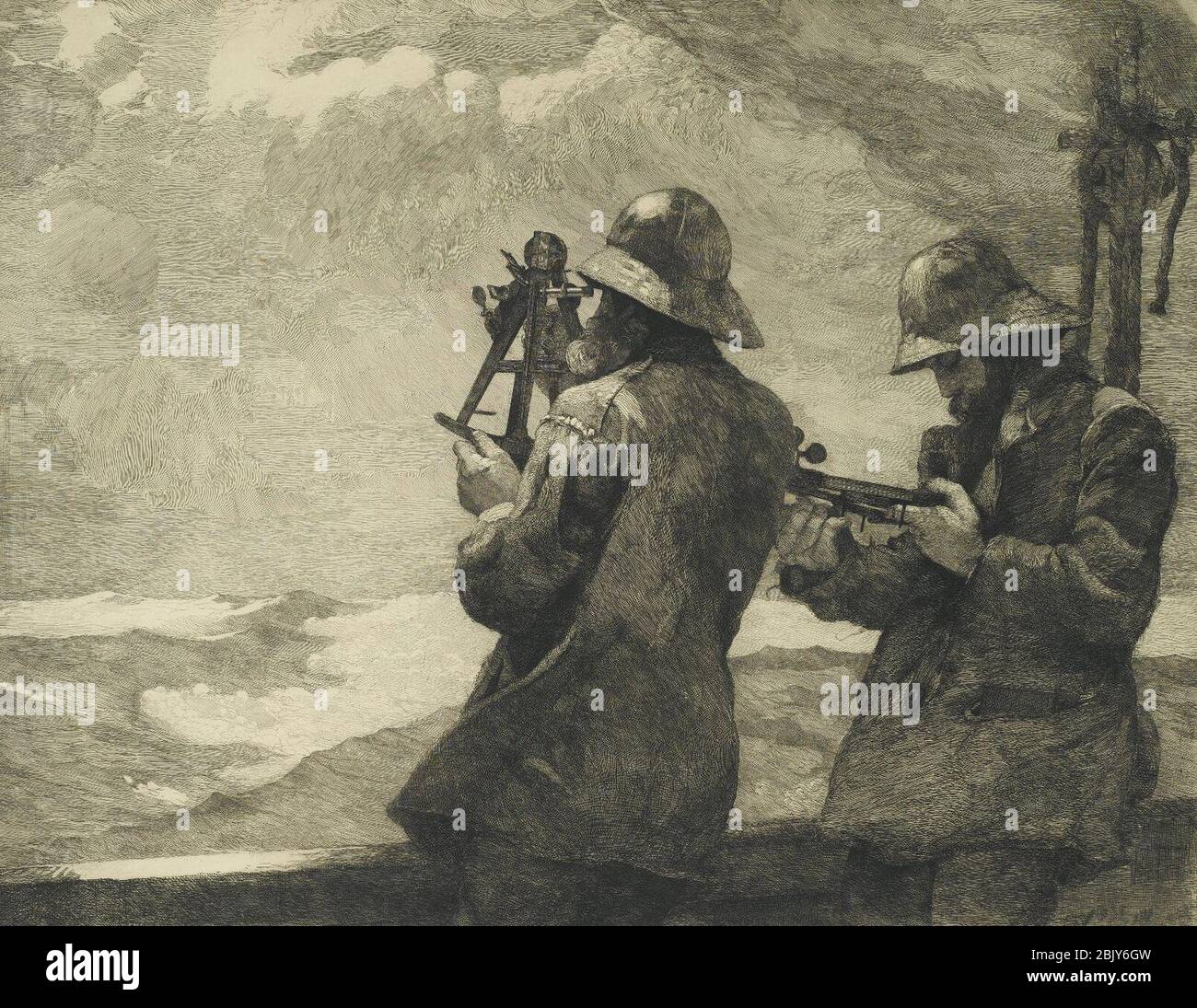 - Eight Bells - Winslow Homer - overall Stock Photo - Alamy